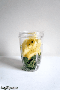 green smoothie in the making - Imgflip