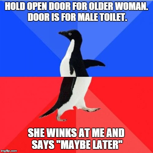 Socially Awkward Awesome Penguin Meme - Imgflip
