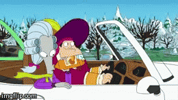 Stan and Roger Christmas Wish Driving - Imgflip