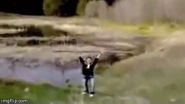 How not to throw a log - Imgflip