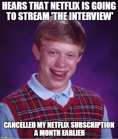 Bad Luck Brian Meme - Imgflip