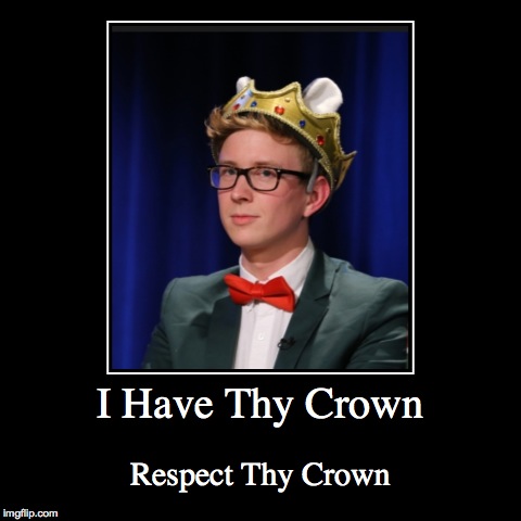 Tyler Oakley respect the crown - Imgflip