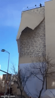 Facade falling - Imgflip