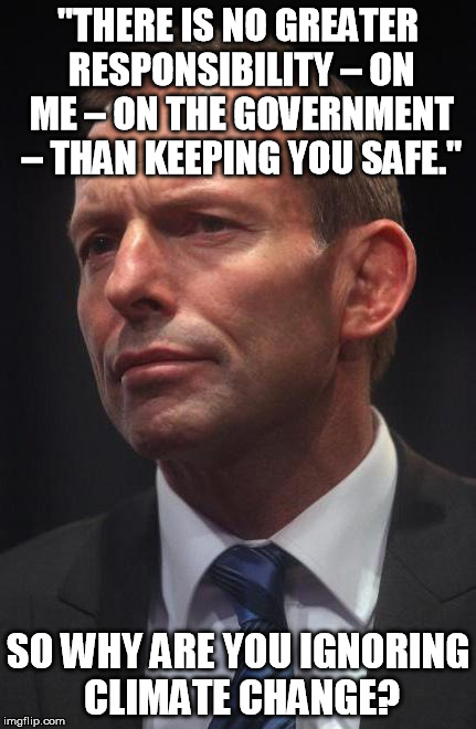 "There is no greater responsibility – on me – on the government – than ...