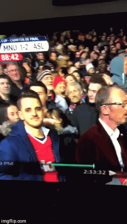 When your team is losing and you get on camera - Imgflip