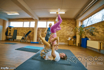 AcroYoga Stepping in and out of star - Imgflip