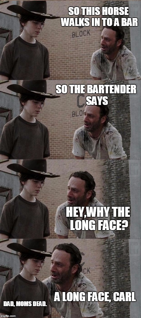 Rick and Carl Long Meme - Imgflip