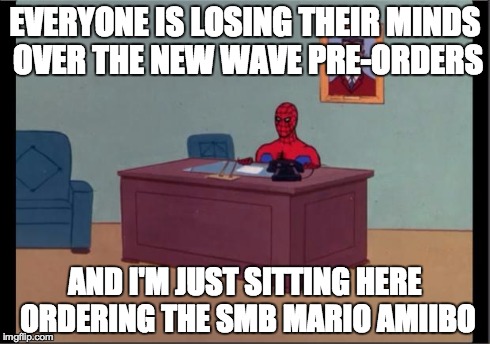 So happy that standalone SMB amiibo went live - Imgflip
