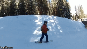 Snowboarding rocket-propelled - Imgflip