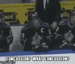 Concussion? What concussion? - Imgflip