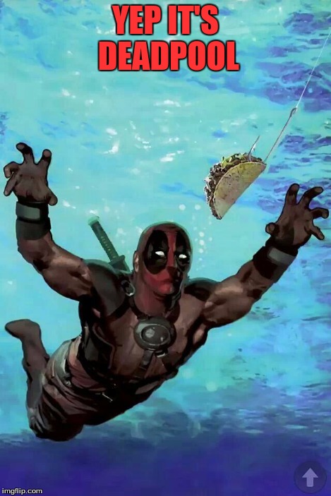 Deadpool on a flying tiger - Imgflip