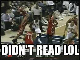 DIDN'T READ LOL - Imgflip