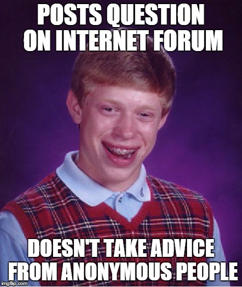 Bad Luck Brian Meme - Imgflip