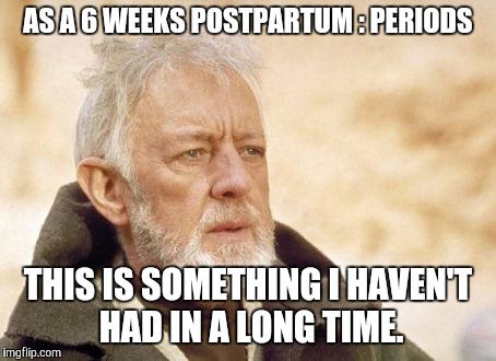 As a 6 weeks postpartum, I was taken back 11 months ago.... - Imgflip