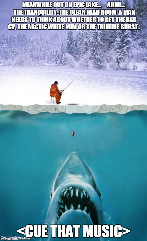 ice fishing - Imgflip