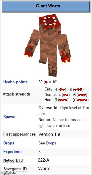 Giant Worm - Boss Battle Skin Contest Minecraft Skin