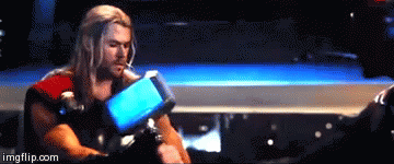 Vision hands it to Thor - Imgflip