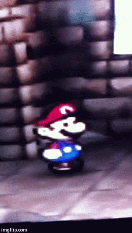 Paper mario is a triangle - Imgflip