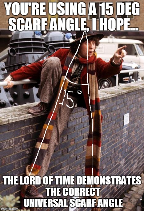 Tom Baker Scarf - Imgflip