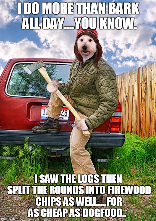 Image tagged in axe dog - Imgflip