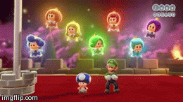 Bowser shows Luigi his beautiful feet - Imgflip