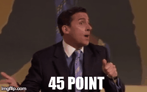 45 day, 45 point - Imgflip