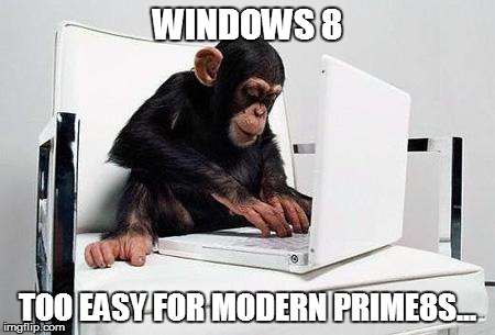 Monkey computer - Imgflip