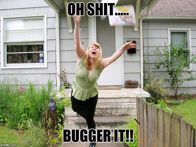 oh shit, bugger it - Imgflip