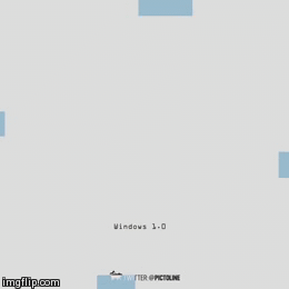 The Windows 1.0 logo from 1985 looks surprisingly modern - Imgflip
