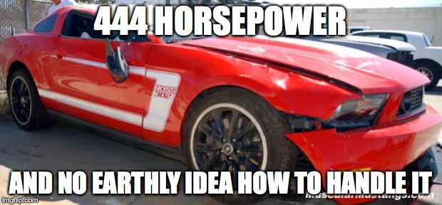 Wrecked mustang worth more than any honda - Imgflip