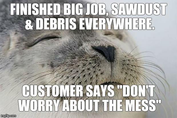 One of the best feelings after a long day on the job. - Imgflip