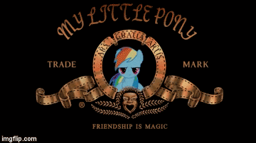 Rainbow Dash MGM intro - Imgflip