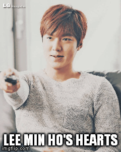 Lee Min Ho's Hearts - Imgflip