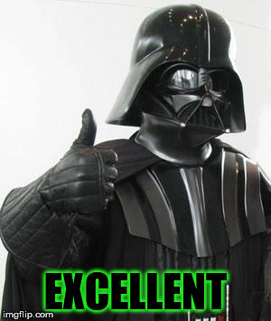 Darth vader approves - Imgflip