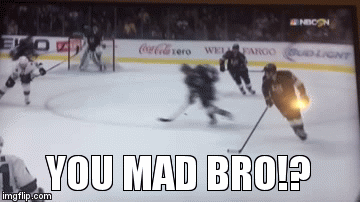 Couture's hit on Lucic - Imgflip