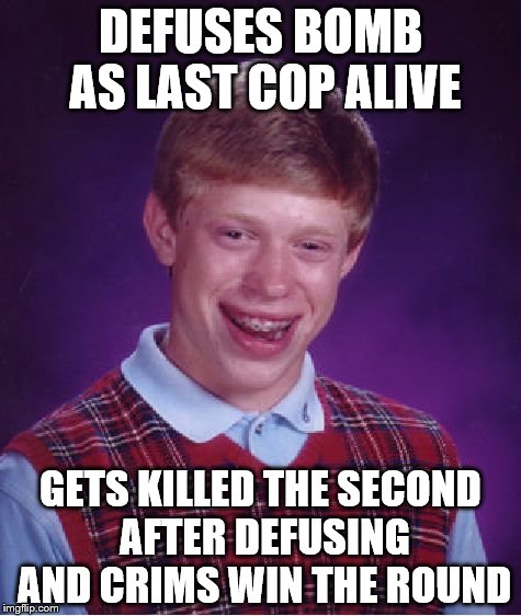 Bad Luck Brian Meme - Imgflip