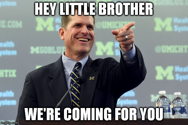 Harbaugh point - Imgflip