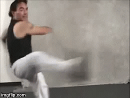 Spinning Kick Fail - Imgflip