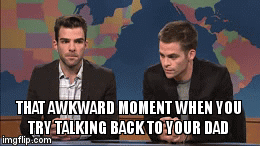 Talking back - Imgflip