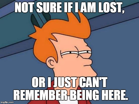 Not all who wander are lost - Imgflip