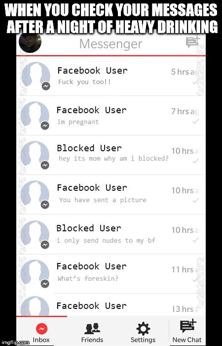 facebook messenger - Imgflip