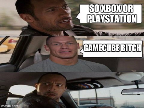 John cena with the rock - Imgflip