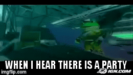 Slippy toad likes parties. - Imgflip