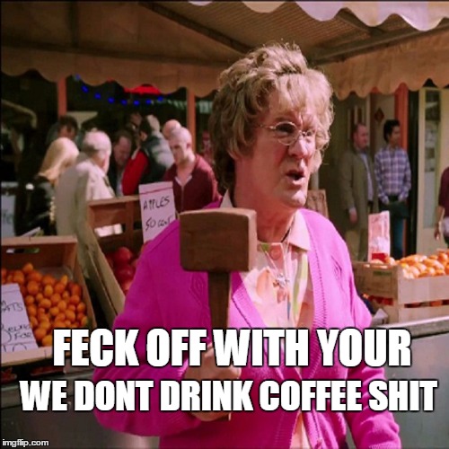 No coffee - Imgflip