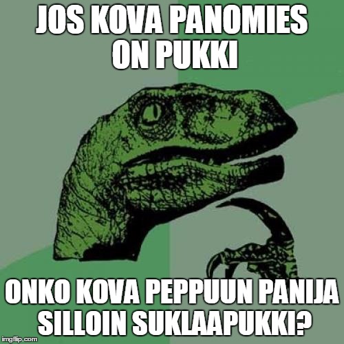 Philosoraptor Meme - Imgflip