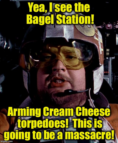 Not to be out done by the Empire, Han Solo wades into the Bagel Wars ...