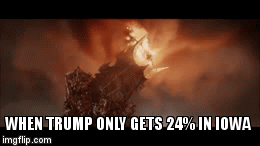 When Trump gets only 24% in Iowa - Imgflip
