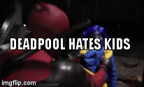 deadpool attacks kids - Imgflip
