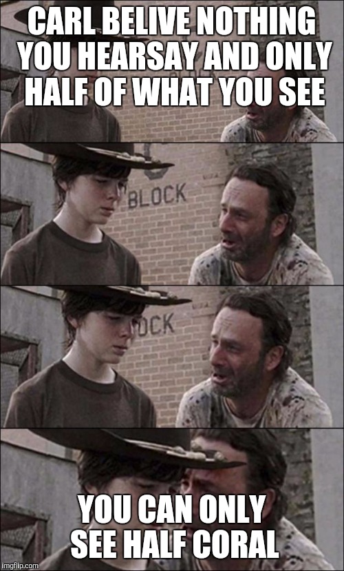 the walking dead coral - Imgflip