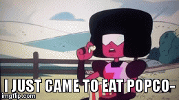 Garnet Eats Popcorn - Imgflip